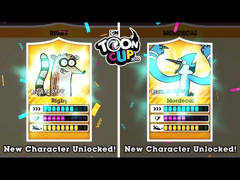 Toon Cup - Football Game - New players Mordecai and Rigby from Regular Show