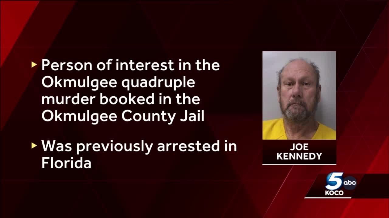 Person of interest in Okmulgee quadruple murder is back in Oklahoma