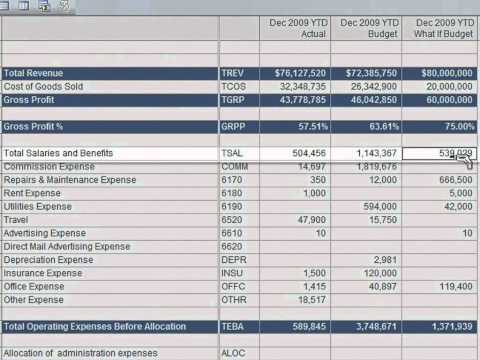Microsoft Dynamics GP: Forecasts