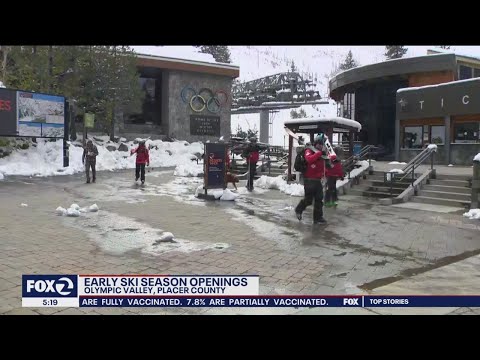 California ski resorts announce early openings