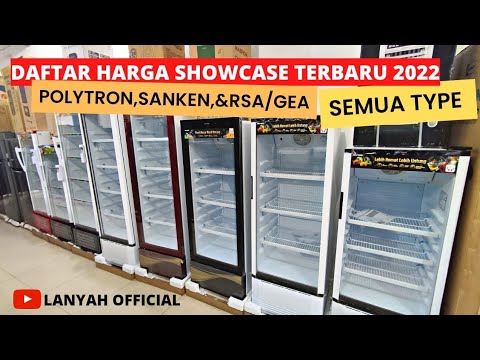 Daftar Harga Showcase / Kulkas Minuman Yang Cocok Untuk Usaha , Semua Merek Dan Ukuran