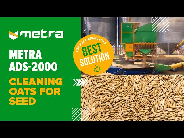 The Metra Aerodynamic Grain Cleaner ADS-1600 on a trailer | Farming ...