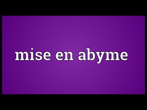Mise en abyme Meaning