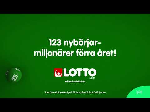Nybörjarmiljonärer | v.5-7 | Lotto | Svenska Spel Tur