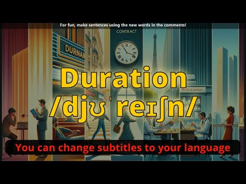 Duration meaning with 5 examples