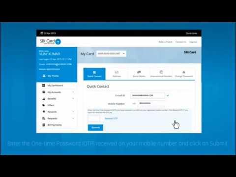 How to Update Your Contact Information on SBI Card