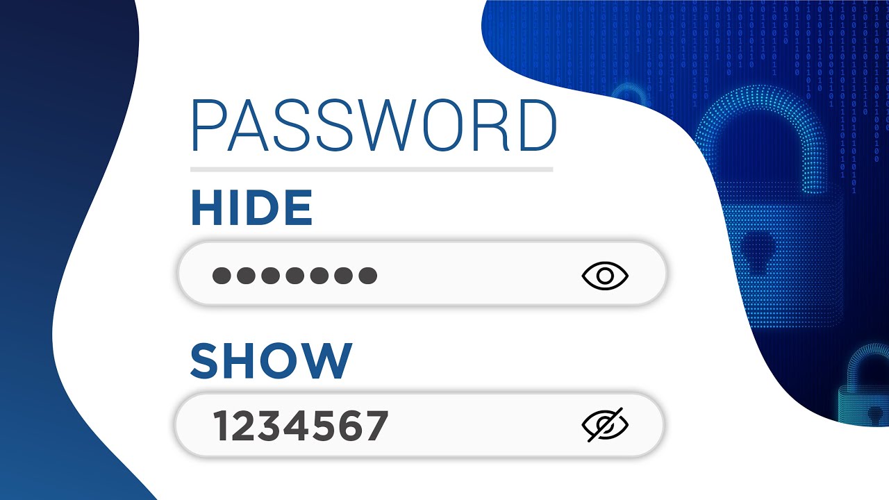 How to Create Show/Hide Password Toggle using JavaScript | Password Input Field Tutorial