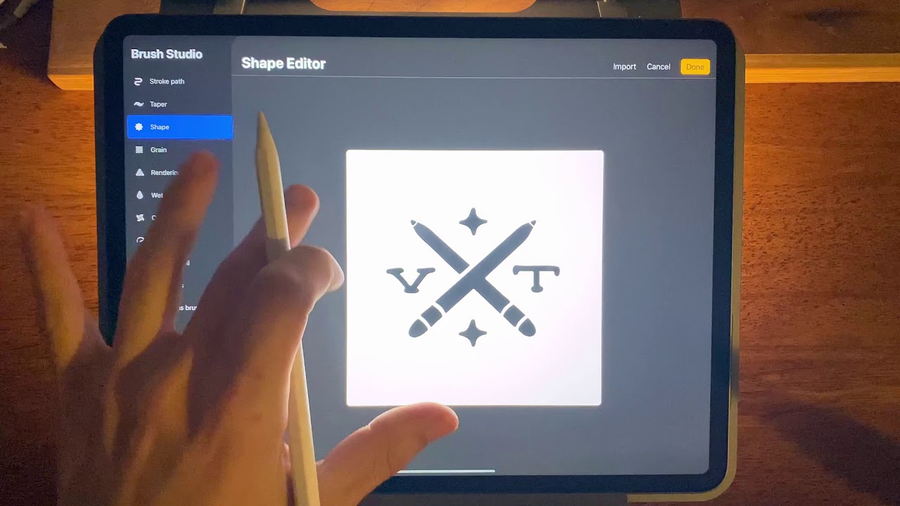 Create your own watermark brush in Procreate!