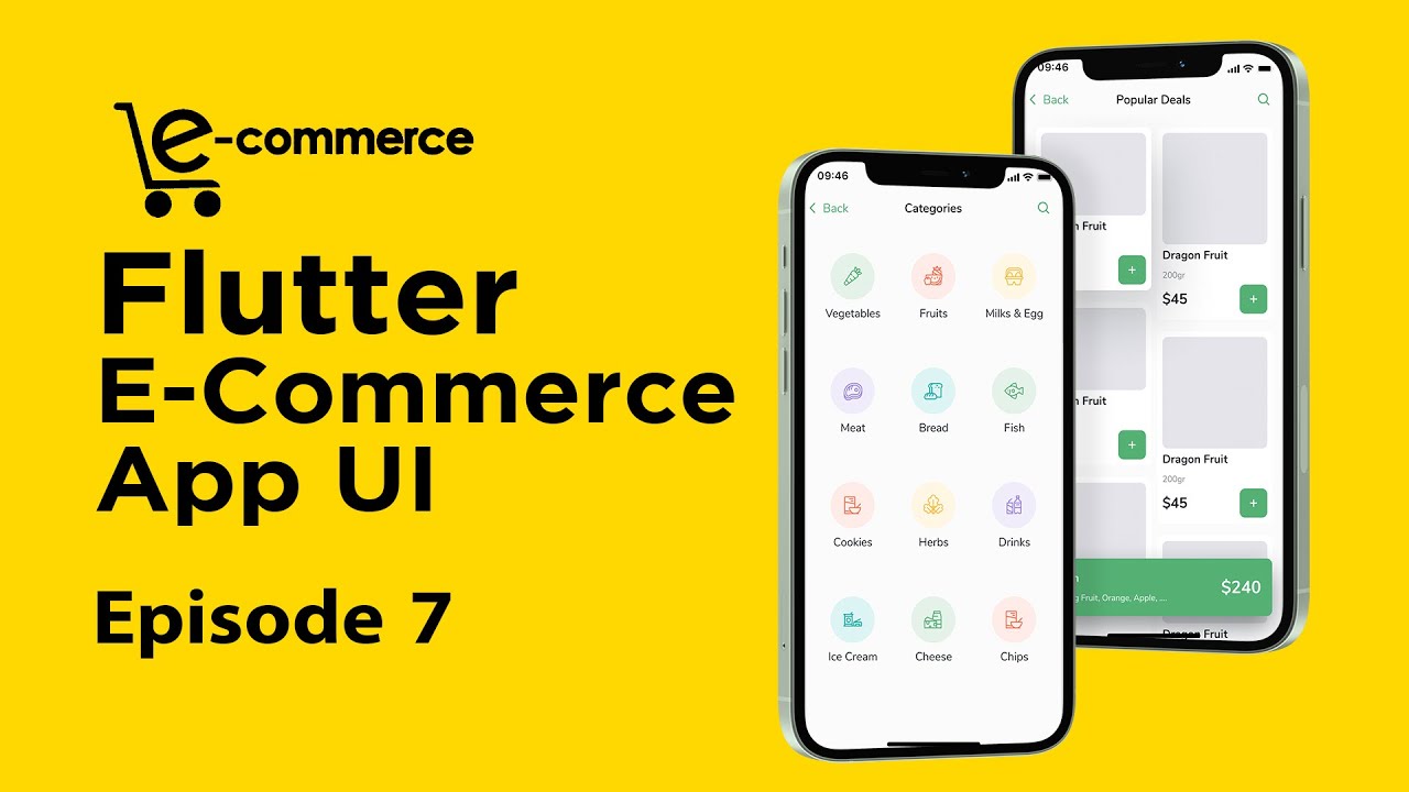 Flutter Complete E-Commerce App UI - Episode 7 - Flutter Speed Code with Source Code