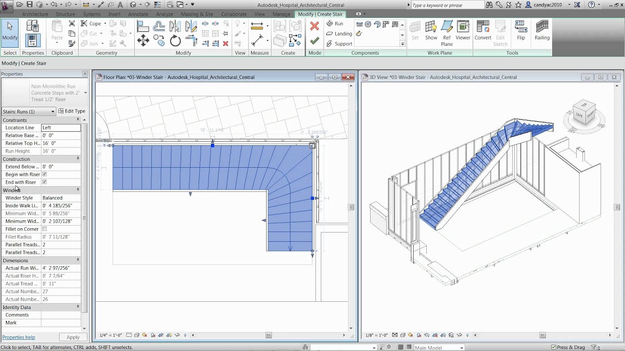 03-Component-Based Stair - Creating Winder Stair
