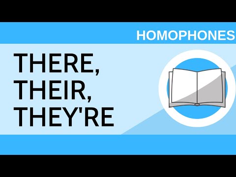 There, Their, They're - Homophones