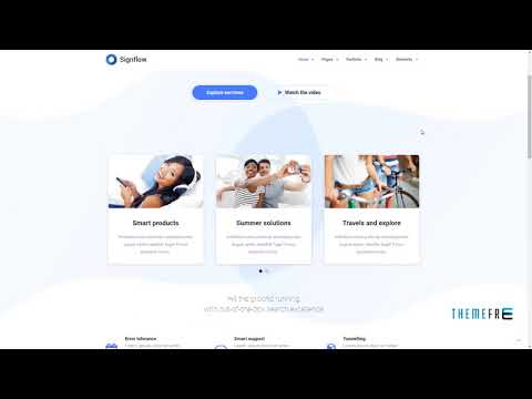 Signflow - Ultra Modern Tech Template Jep Hallam
