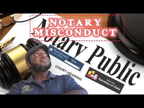 NOTARY MISCONDUCT #notarypublic
