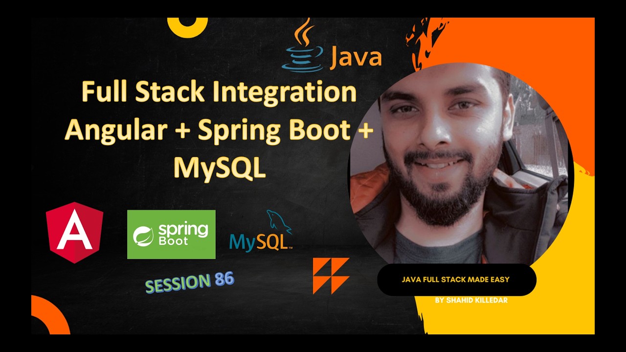 Session 86 – Full Stack Integration | Angular + Spring Boot + MySQL | Complete Project