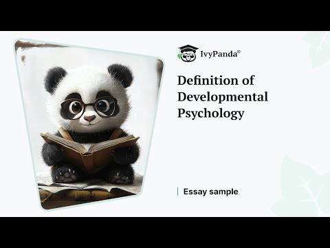 Definition of Developmental Psychology | Essay Example