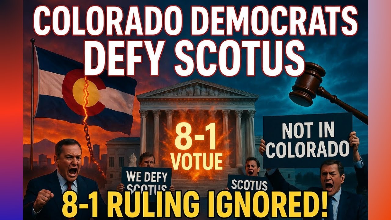 Colorado Democrats Defy 8-1 SCOTUS Ruling