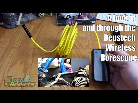 Depstech Wireless Borescope Unboxing and Test