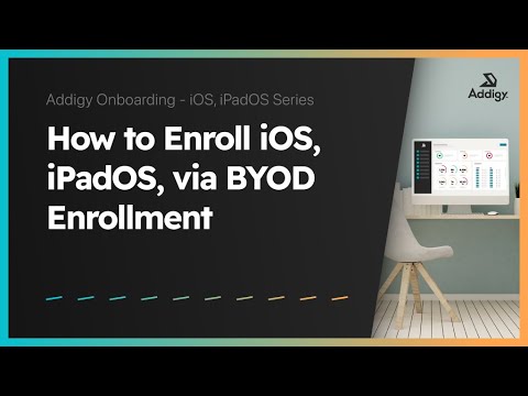 How to Enroll iOS, iPadOS via BYOD Enrollment - iOS, iPadOS Series