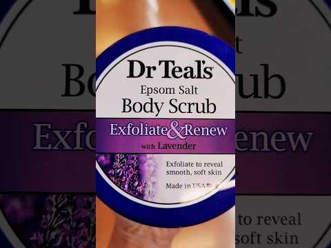 Dr Teal's Epsom salt skincare products#bodyscrub#bodylotion#bodyoil#relaxing#exfoliation#bathbomb