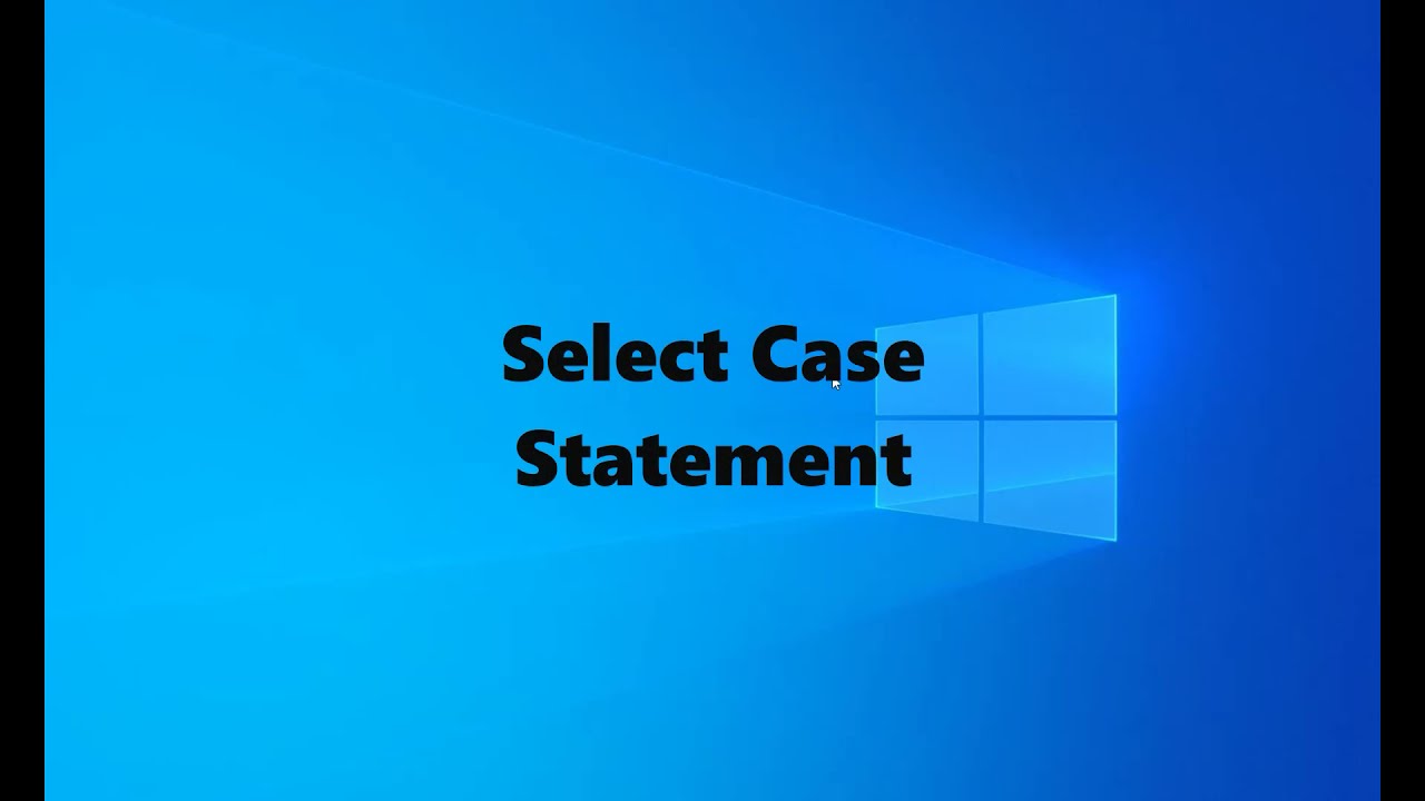 How to Use Select Case Statement In VB.Net