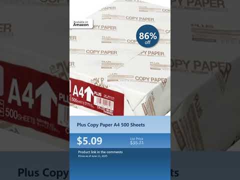 Plus Copy Paper A4 500 Sheets