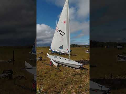 Laser Dinghy 177883 for sale. includes radial and full mainsail - all Laser Approved