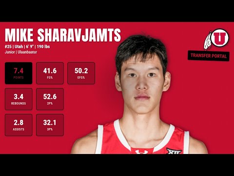 Mike Sharavjamts - Utah - 2024-25 Transfer Portal Highlights