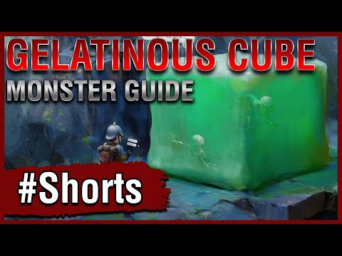 D&D Monster Guide: Gelatinous Cube #Shorts