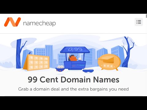 NAMECHEAP PROMO CODE 2023 - GET A DOMAIN FOR $0.99 💰
