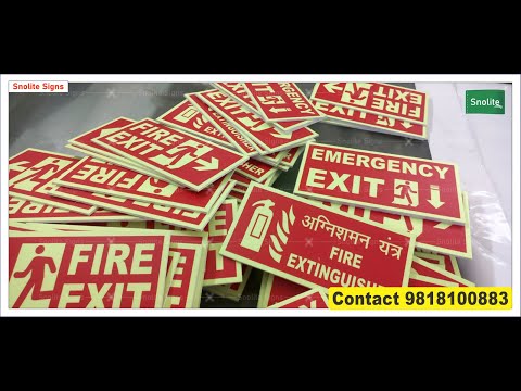 Fire Extinguisher Signs in India