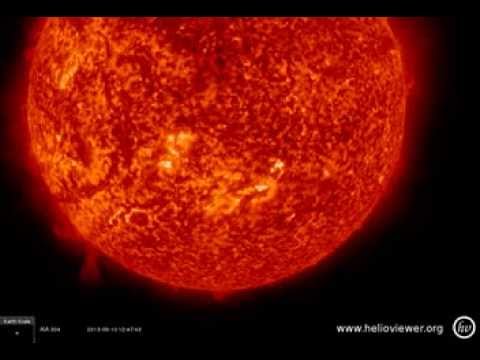 Pair of Filament Eruptions (9/10/2013)