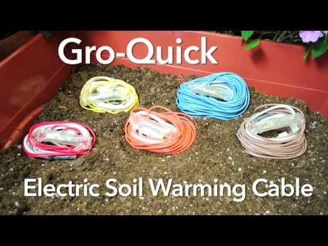 Video-Gro-Quick Electric Soil Warming Cable - Wrap-On