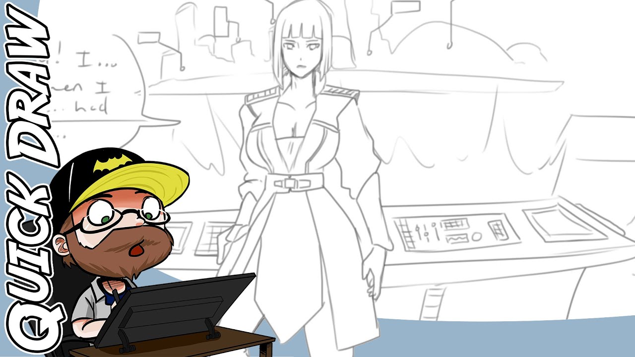 Quick Sketch - Naruto - SciFi 26 - Guard Captain Samui