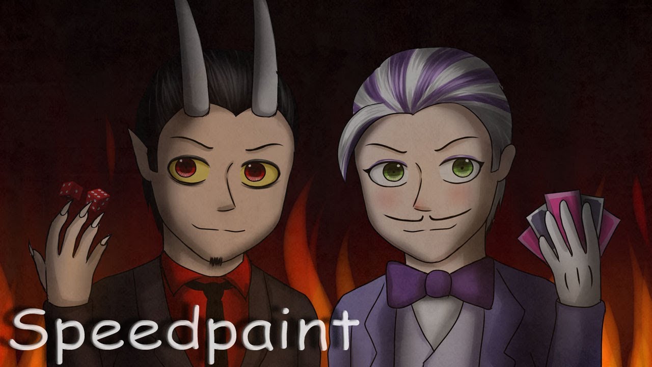 Cuphead - King Dice x Devil - Speedpaint