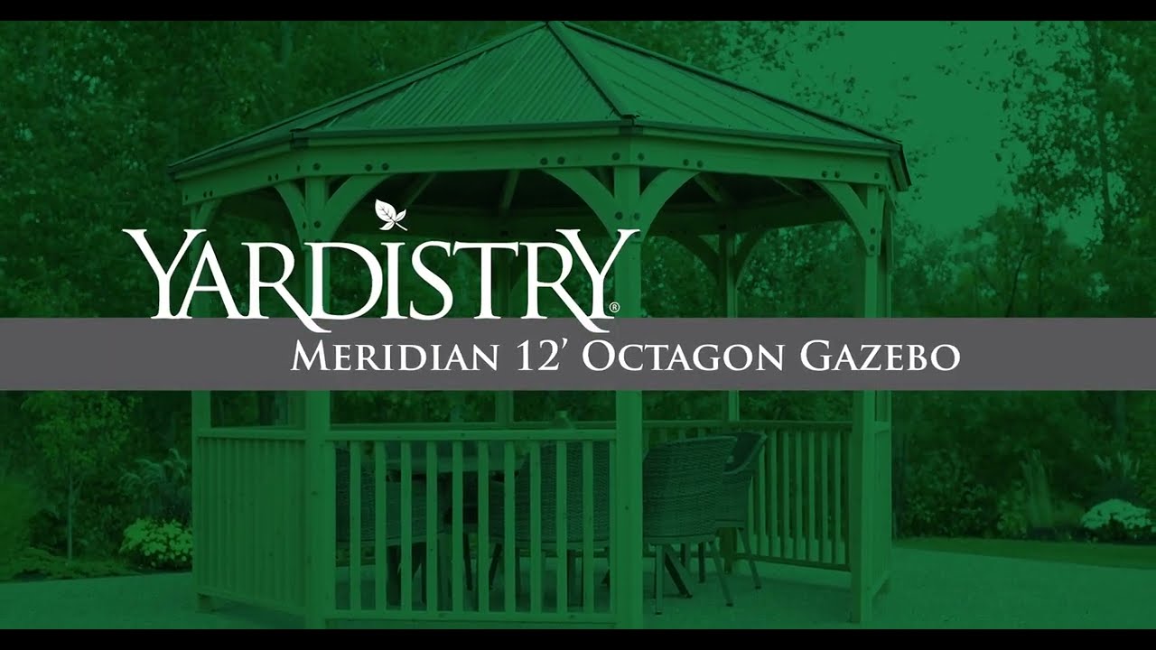 Yardistry Meridian Octagon Gazebo Overview