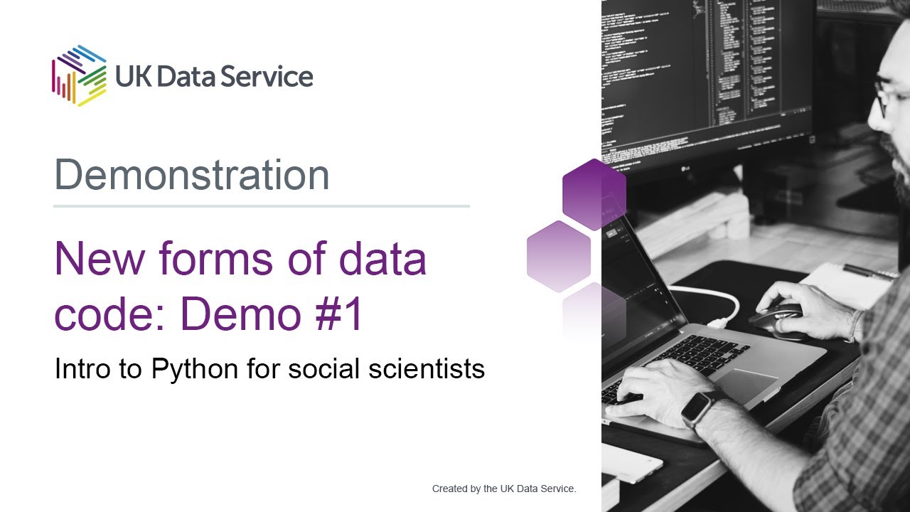 New Forms of Data Code Demo 1 - Intro to Python for Social Scientists