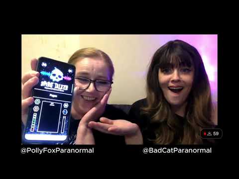 CRAZY SPIRIT TALKER ® SESSION During @BadCatParanormal LIVESTREAM ft @PollyFoxParanormal