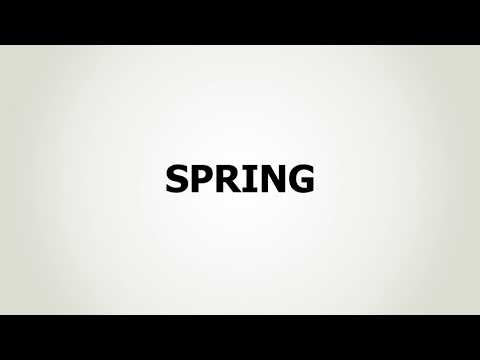 How to Pronounce Spring