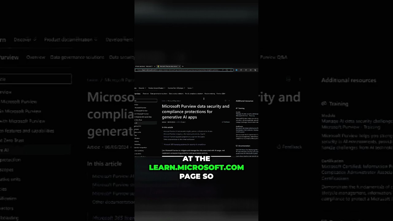 Explore AI Hub in Microsoft Purview for Data Security