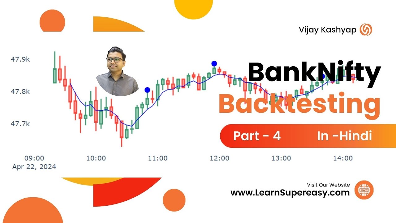 Using Python BankNifty Backtesting Part 4 | Plot Entry Signals on Python Chart | AlgoTrade in Python