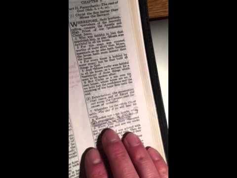 The King James Bible's built in dictionary.