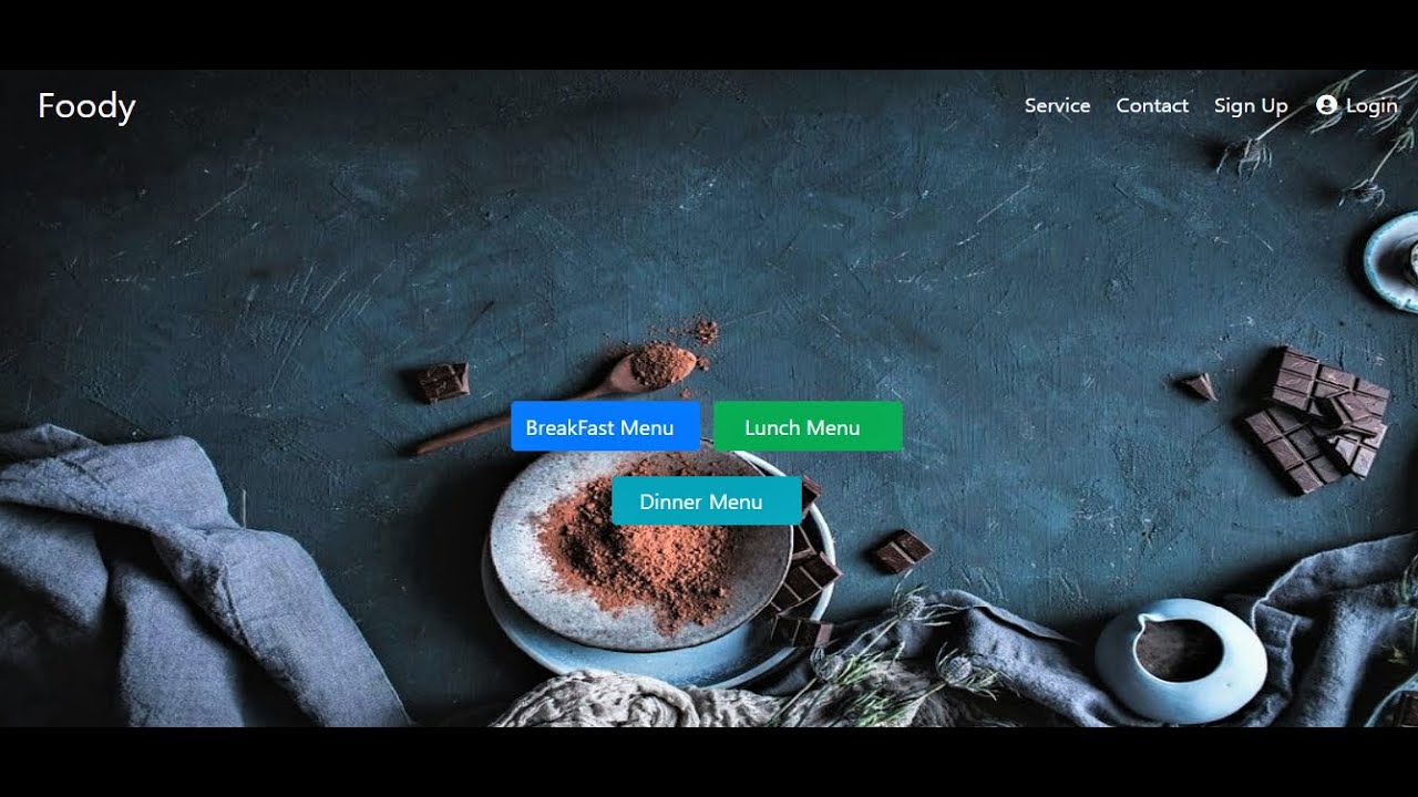 Online food ordering system in java
