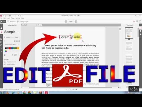 How To Edit A PDF File in Laptop PC Windows 7 8 10