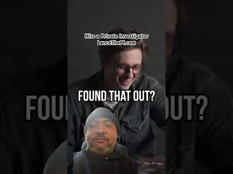 I hired a private investigator to follow me for a month #privateinvestigator