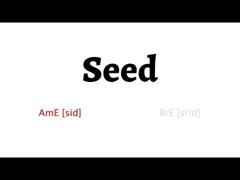 How to Pronounce seed in American English and British English