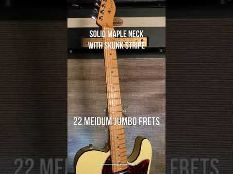 Fender Thinline Telecaster Olympic White Tortoise Shell | Reverb