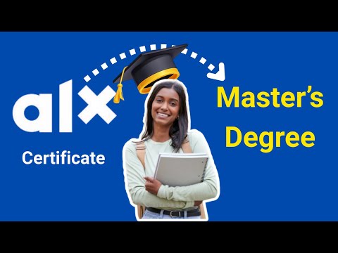 How To Get A Master's Degree With Your ALX Certification | Master's without Bachelor's Degree