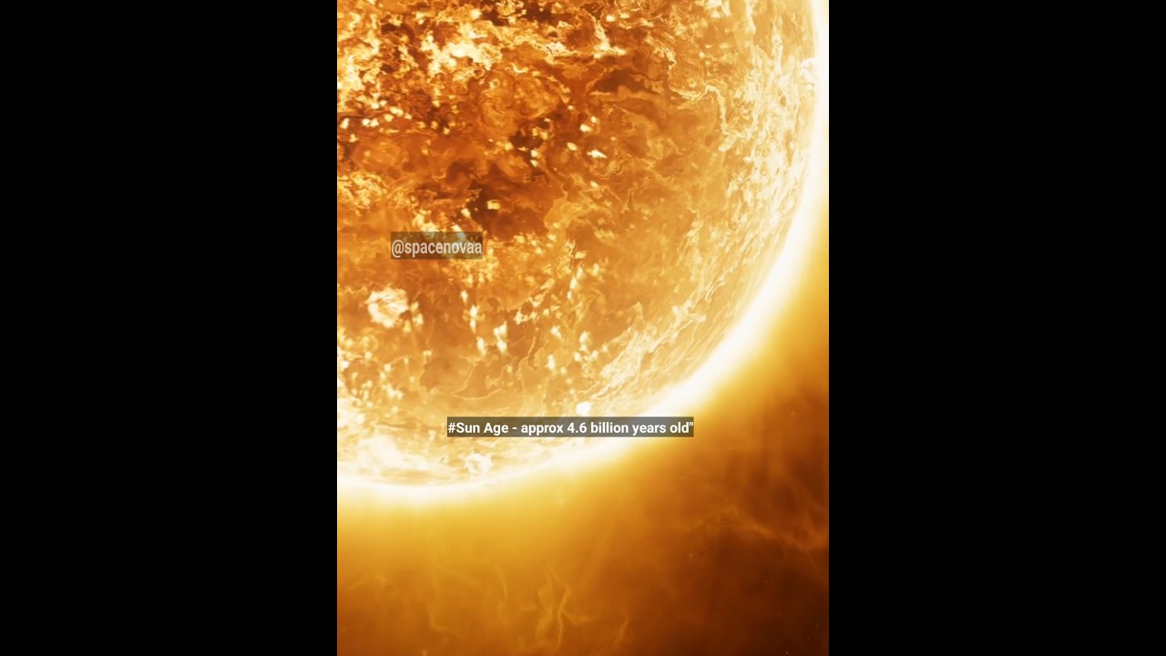 Age of different celestial objects| #astronomy #universe #space #shorts #solarsystem #sun #moon