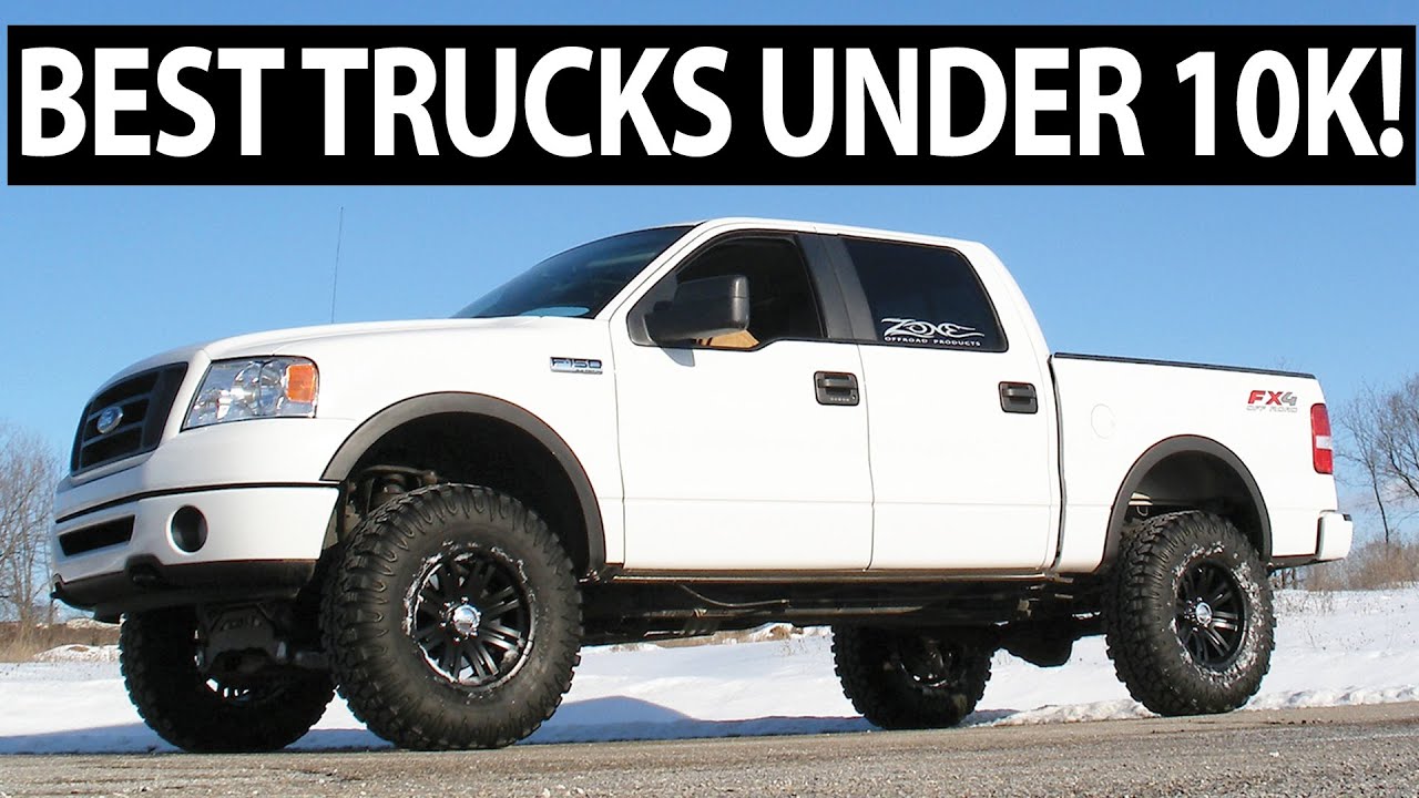 Top 7 BEST Trucks Under 10k (Reliable)