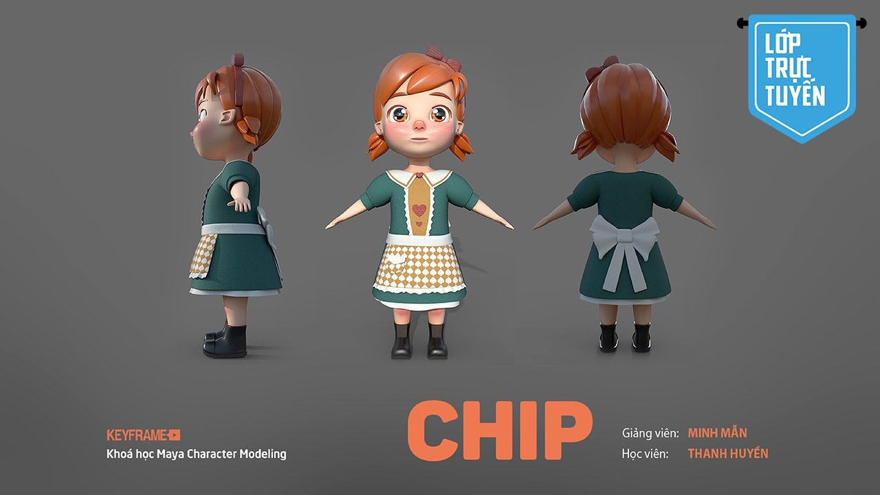 Khoá học Maya Character Modeling - Keyframe